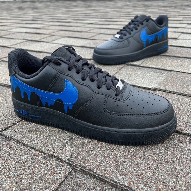 Custom Nike Air Force 1 Drip Shoes- Any Color Drip Nike Drip AF1 ...