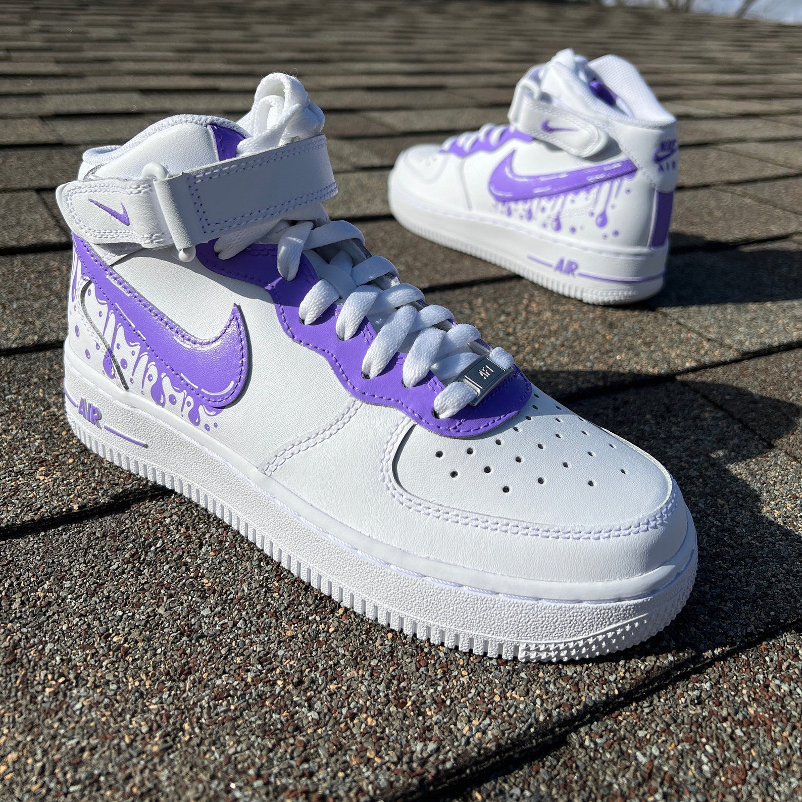 Custom Nike Air Force 1 High/mid/low Drippy Shoes Any Colors Custom ...