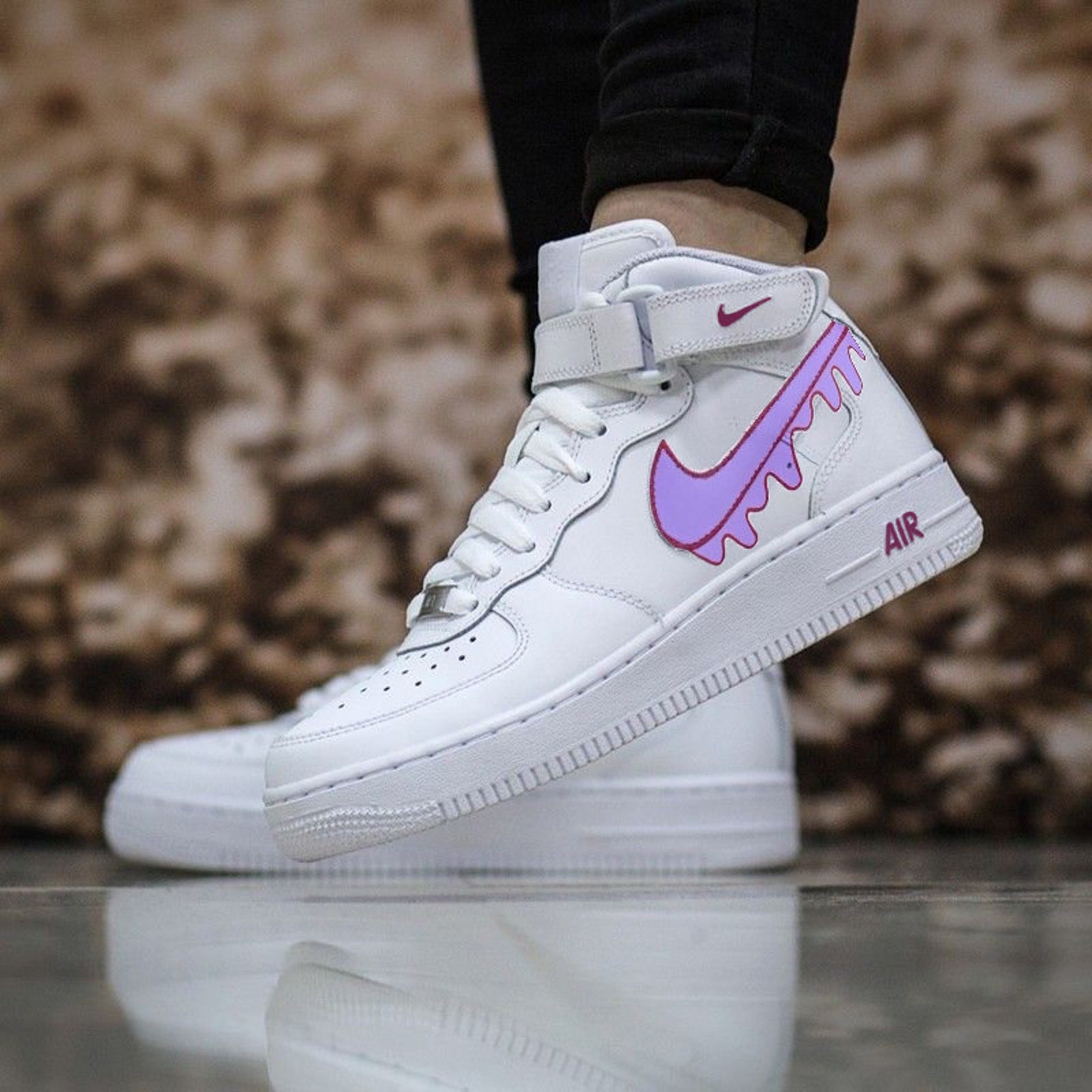 Custom Nike Air Force 1 Drip Shoes Any Color Can Be Custom Service ...