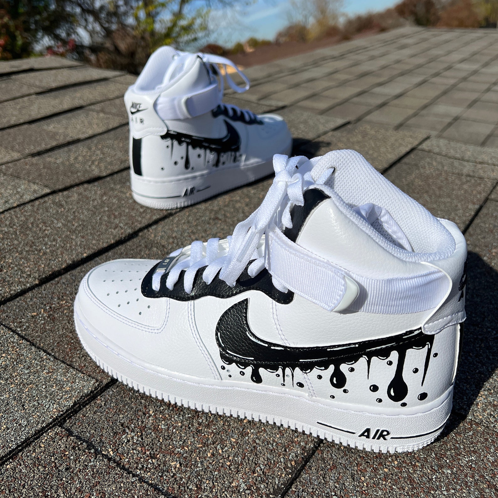 Custom Nike Air Force 1 High/mid/low Drippy Shoes Any Colors Custom ...
