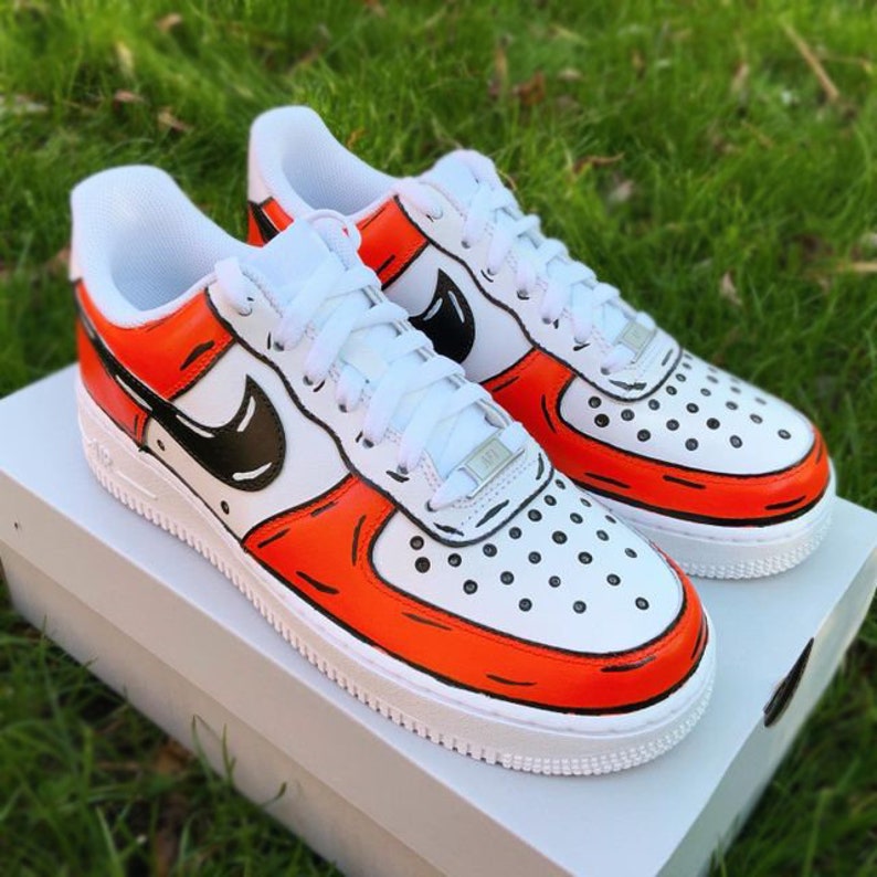 Custom Cartoon Nike Air Force 1 Men's Shoes Custom Women's Kid's ...