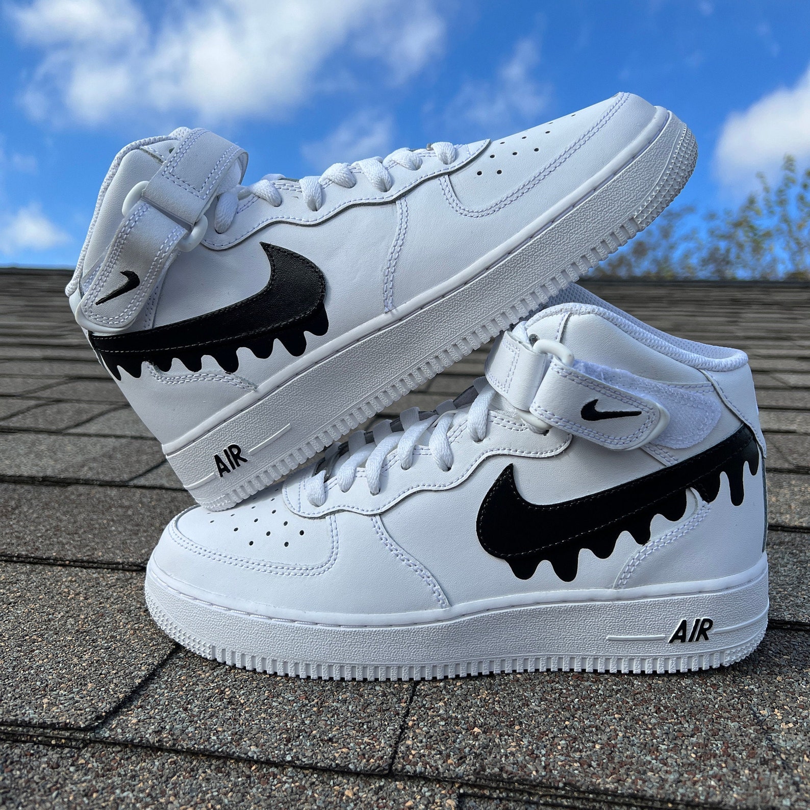 Custom Nike Air Force 1 Drip Shoes Any Color Can Be Custom Service ...