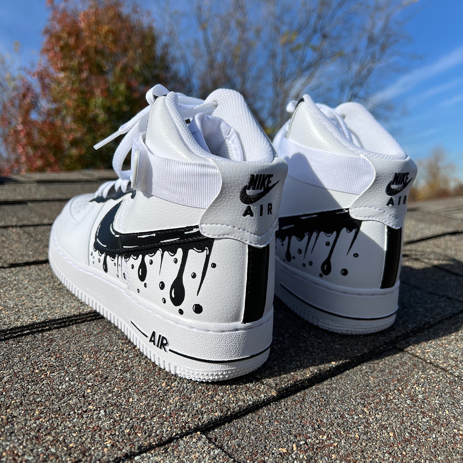 Custom Nike Air Force 1 High/mid/low Drippy Shoes Any Colors Custom ...