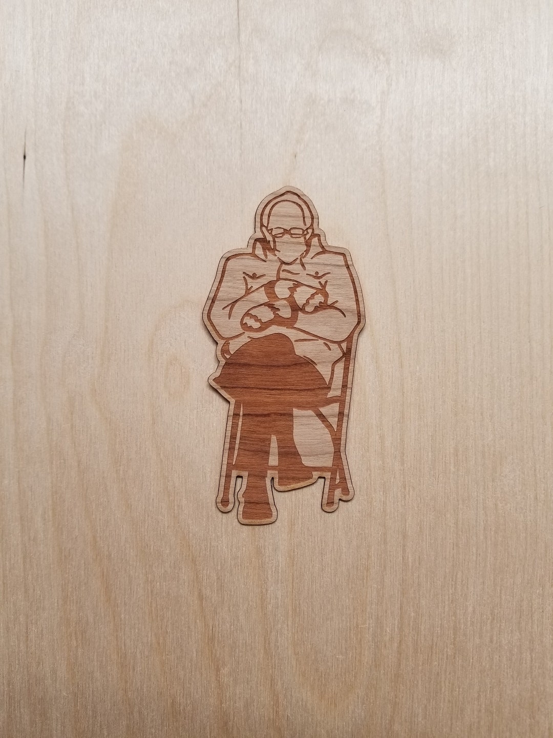 Wood Bernie Decal Sticker FREE SHIPPING - Etsy