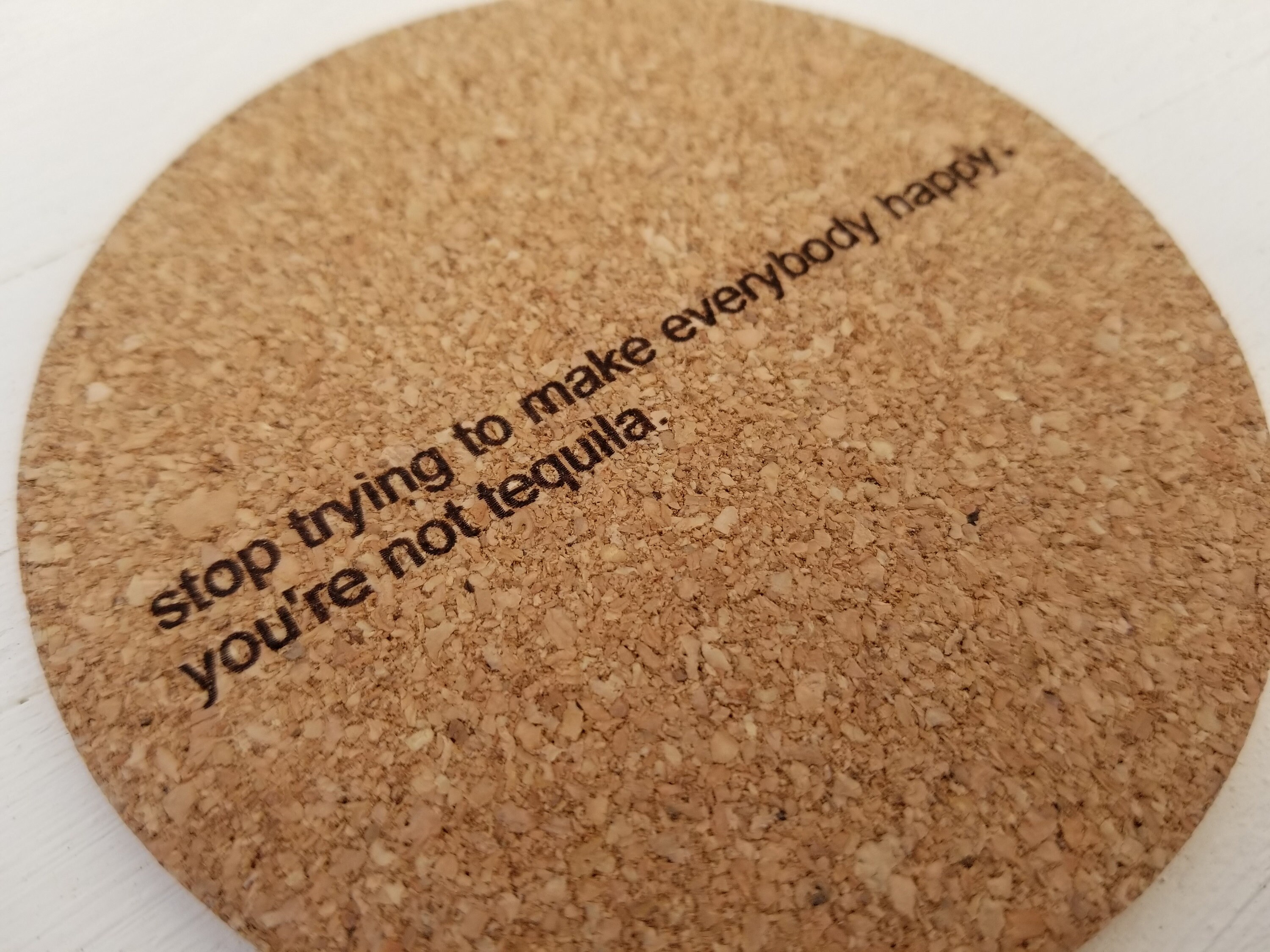 Cork Coasters with Quotes for Drinkers Choose your favorite | Etsy