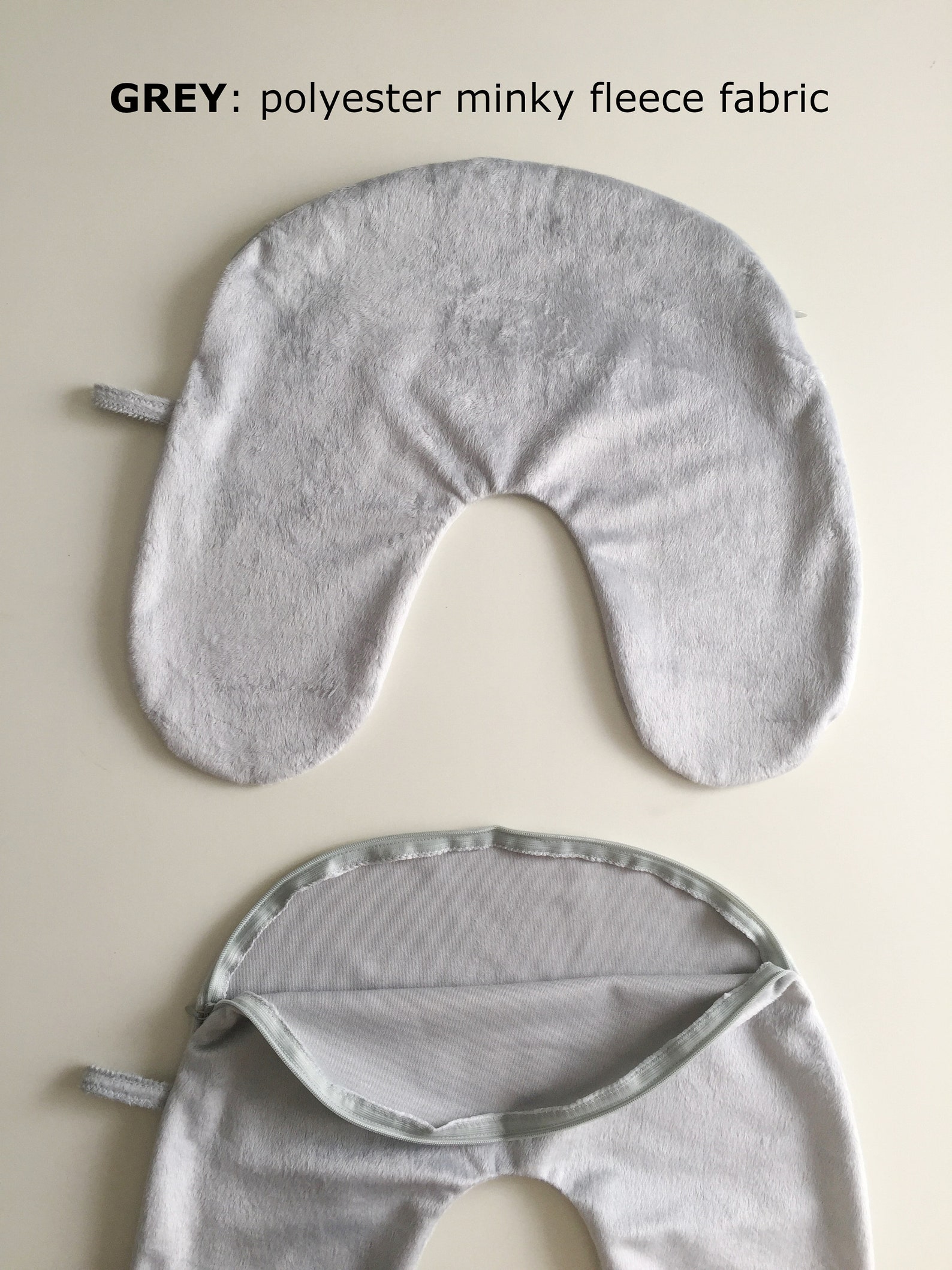 Empty Travel Neck Pillow Pillowcase Black Stuffable for - Etsy