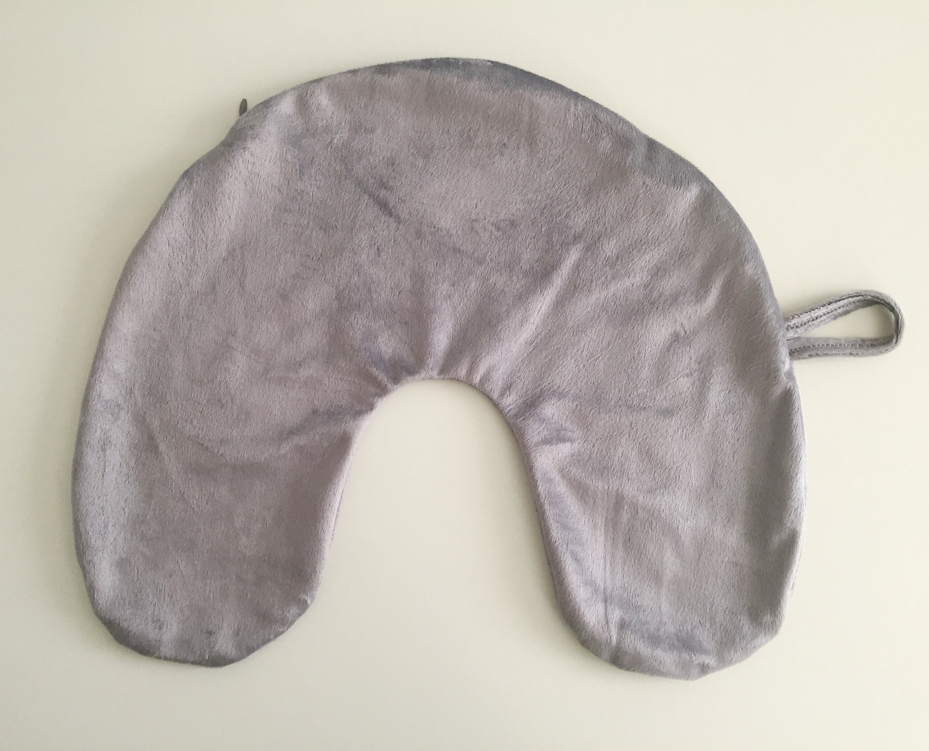 Empty Travel Neck Pillow Pillowcase Black Stuffable for | Etsy UK