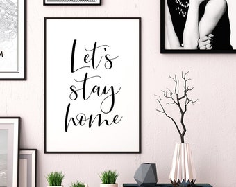 Home quote print | Etsy