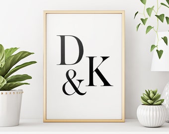 Couple letters | Etsy