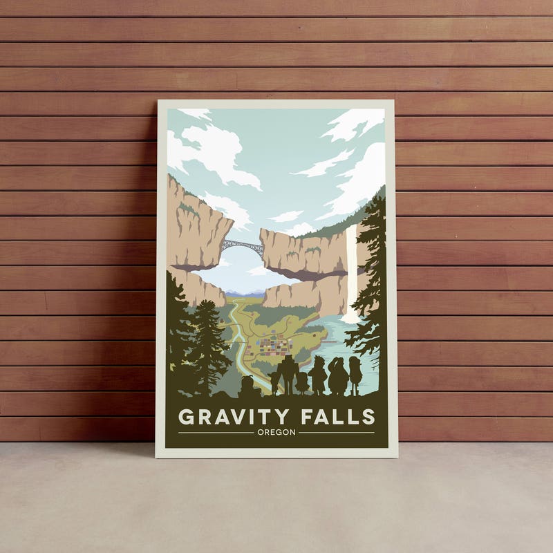 Gravity Falls Wall Poster - Etsy