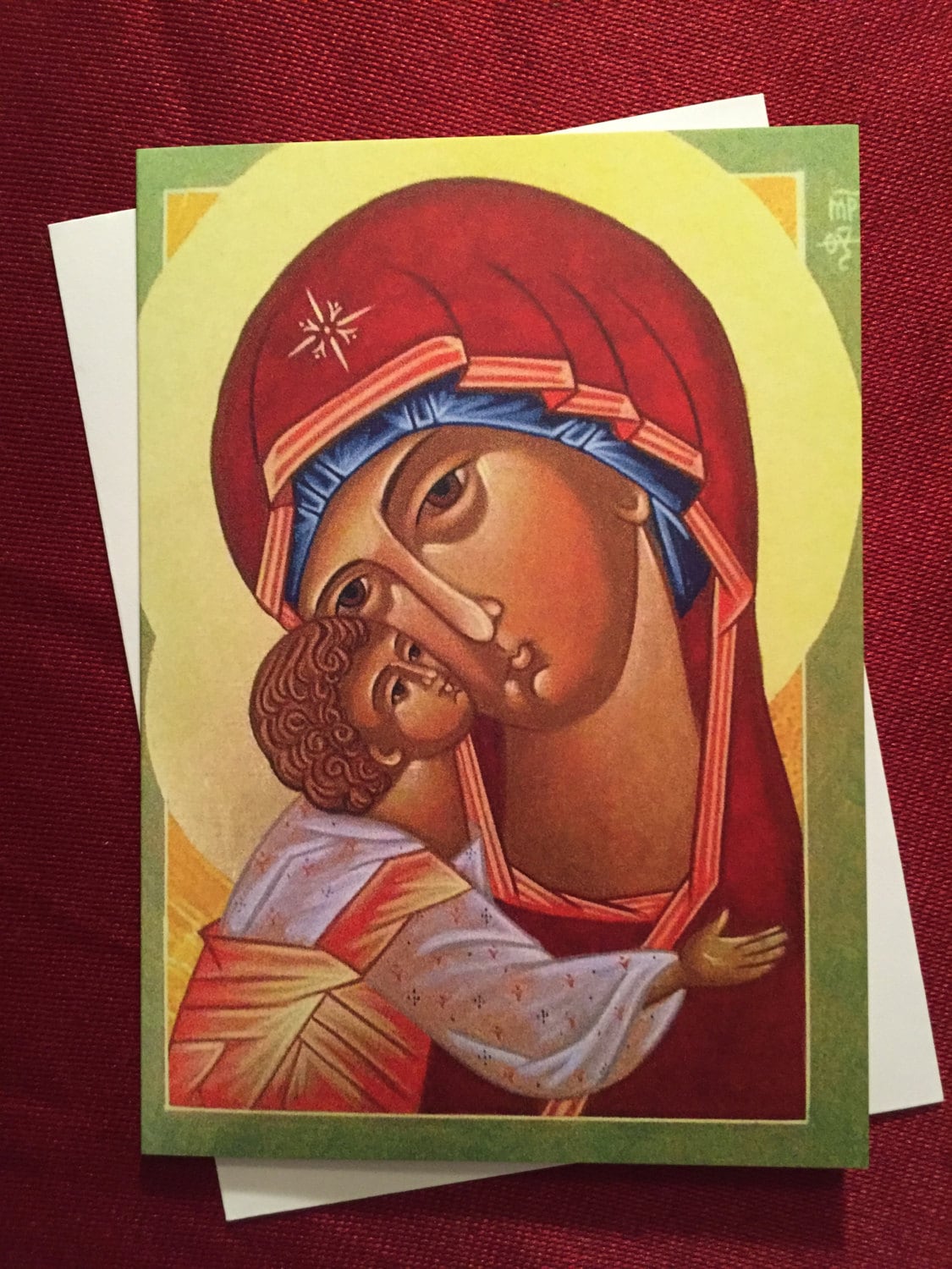 OUR LADY of TENDERNESS, Icon, Mary and Jesus, Madonna & Child, Jesus ...