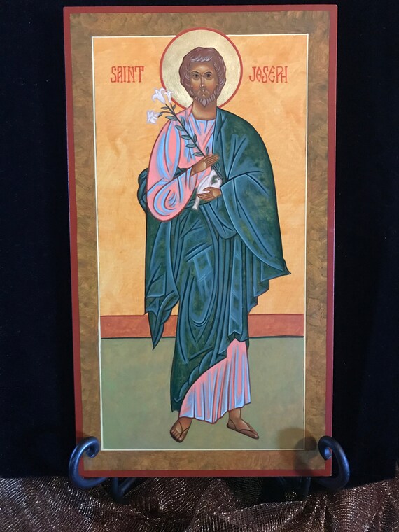 St. Joseph Byzantine Icon Catholic Gift Orthodox | Etsy