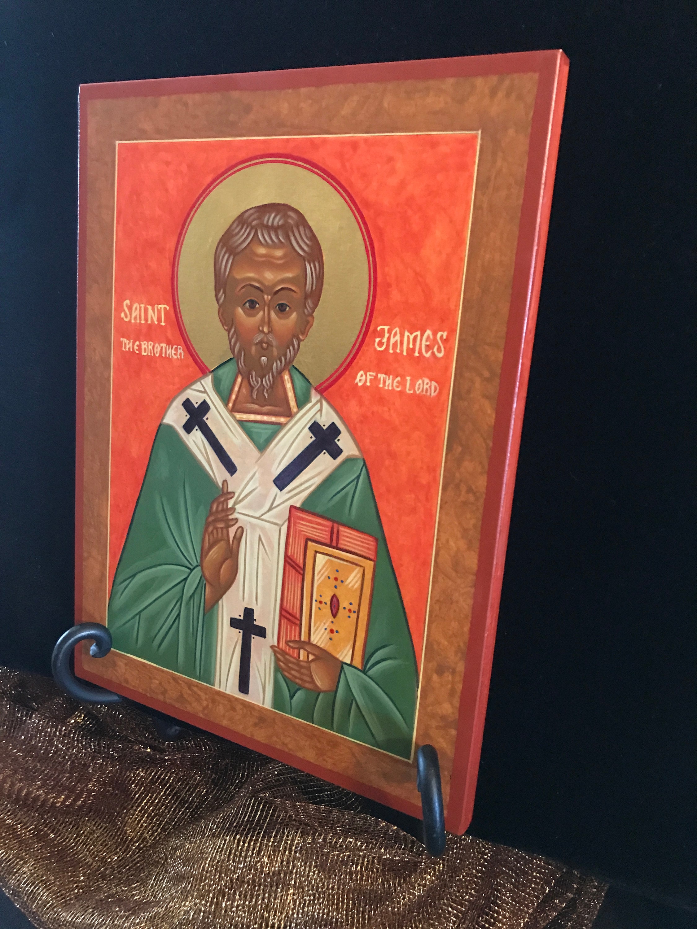 St. James, Saint, Catholic Icon, Orthodox Icon, Catholic Gift ...