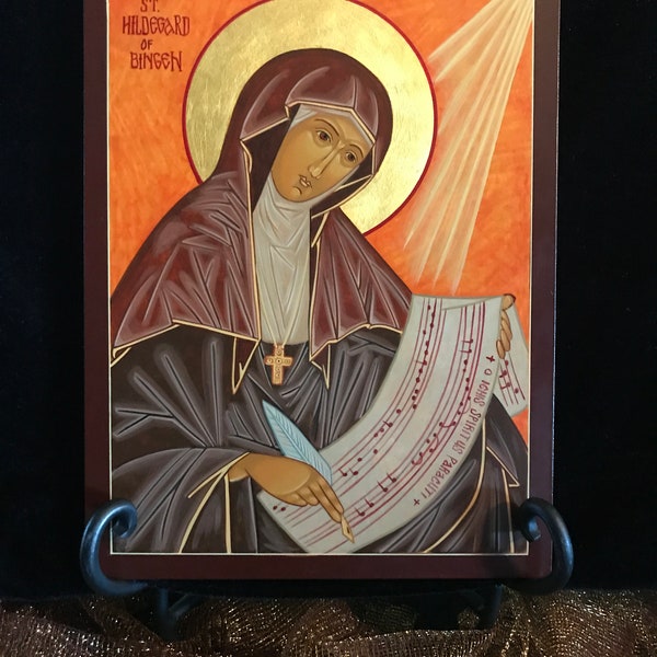 Hildegard of Bingen Icon - Etsy