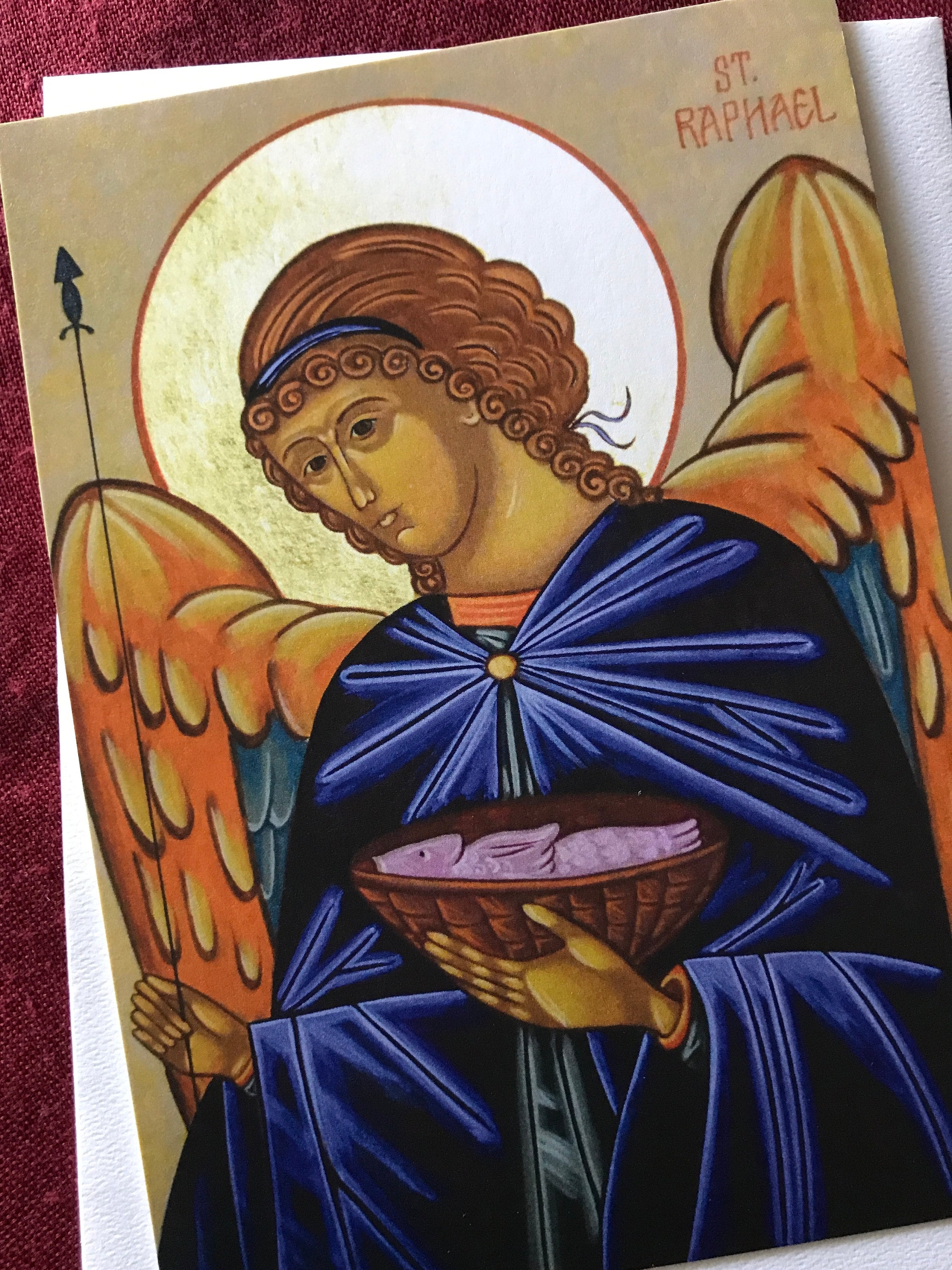 Saint Raphael, Archangel, Angel, Healing, Catholic, Icon, Byzantine ...