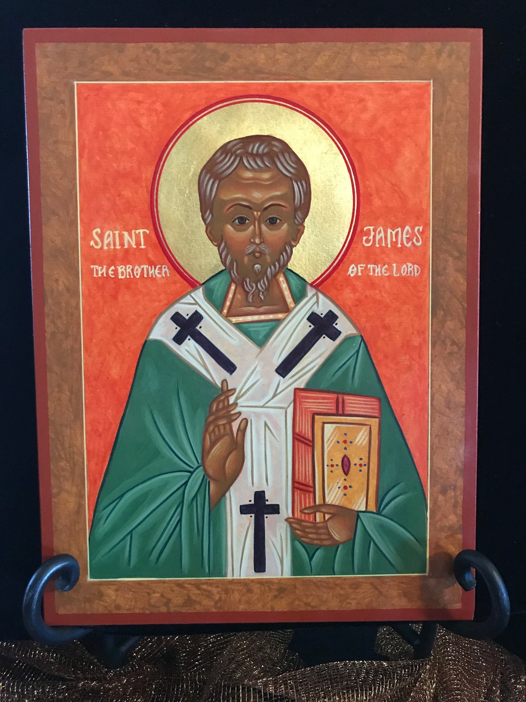St. James, Saint, Catholic Icon, Orthodox Icon, Catholic Gift ...