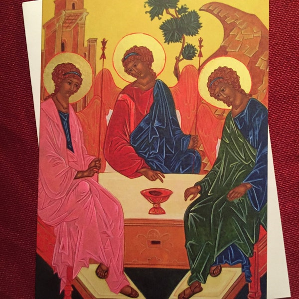 Holy Trinity Prayer Card - Etsy