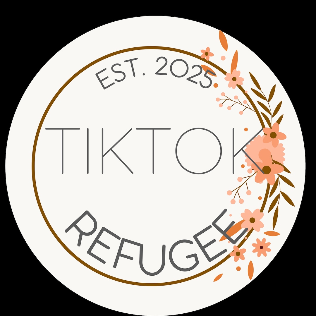 Tiktok Refugee Sticker - Little Red Book - Floral Design, Perfect for ...