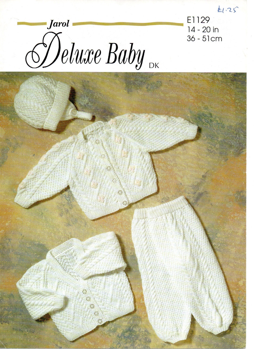 Jarol 1129 PDF Vintage Baby Knitting Pattern 14-20 - Etsy UK