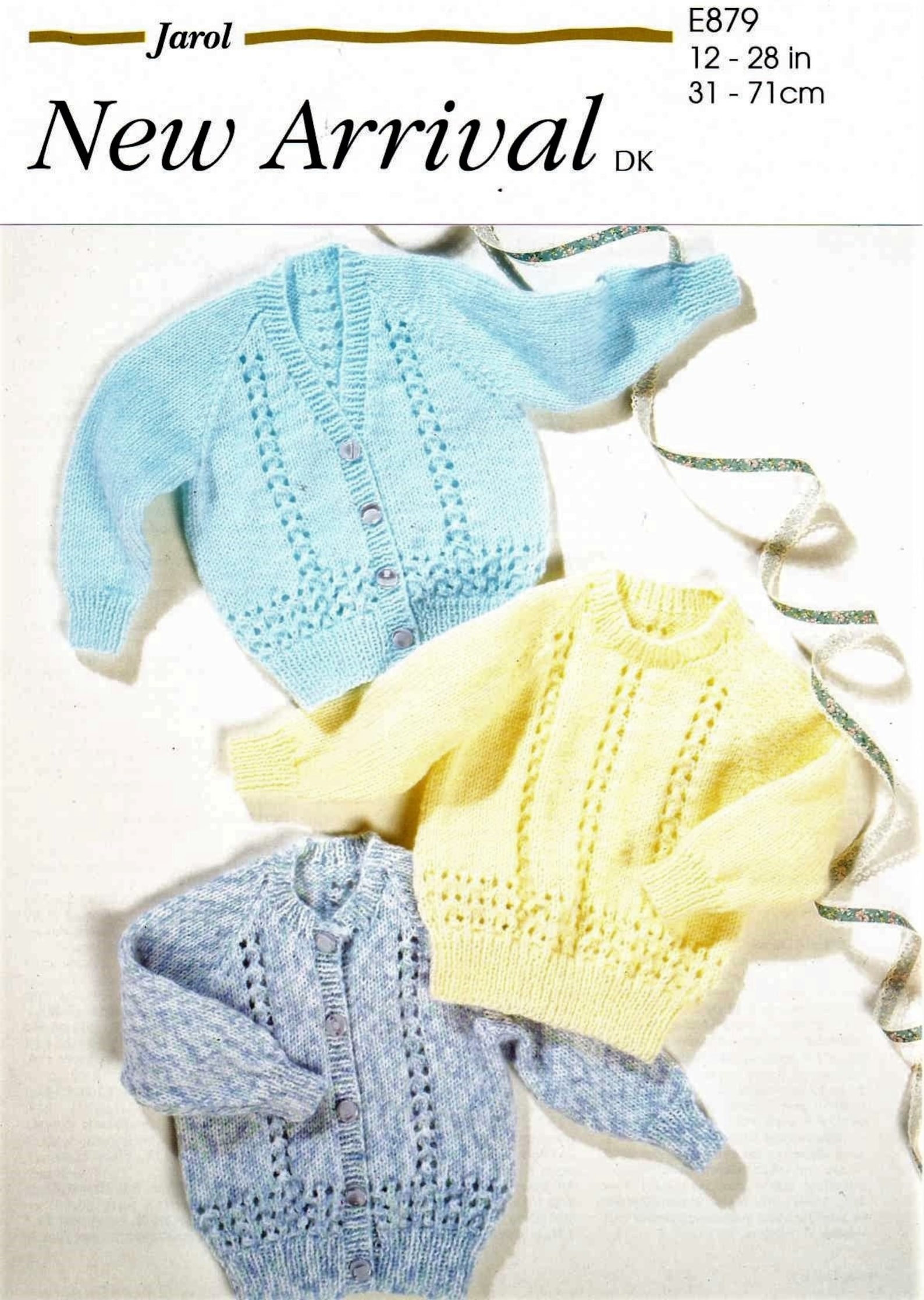 PDF Instant Download Jarol 879 Vintage Baby Child Knitting Pattern 12 ...