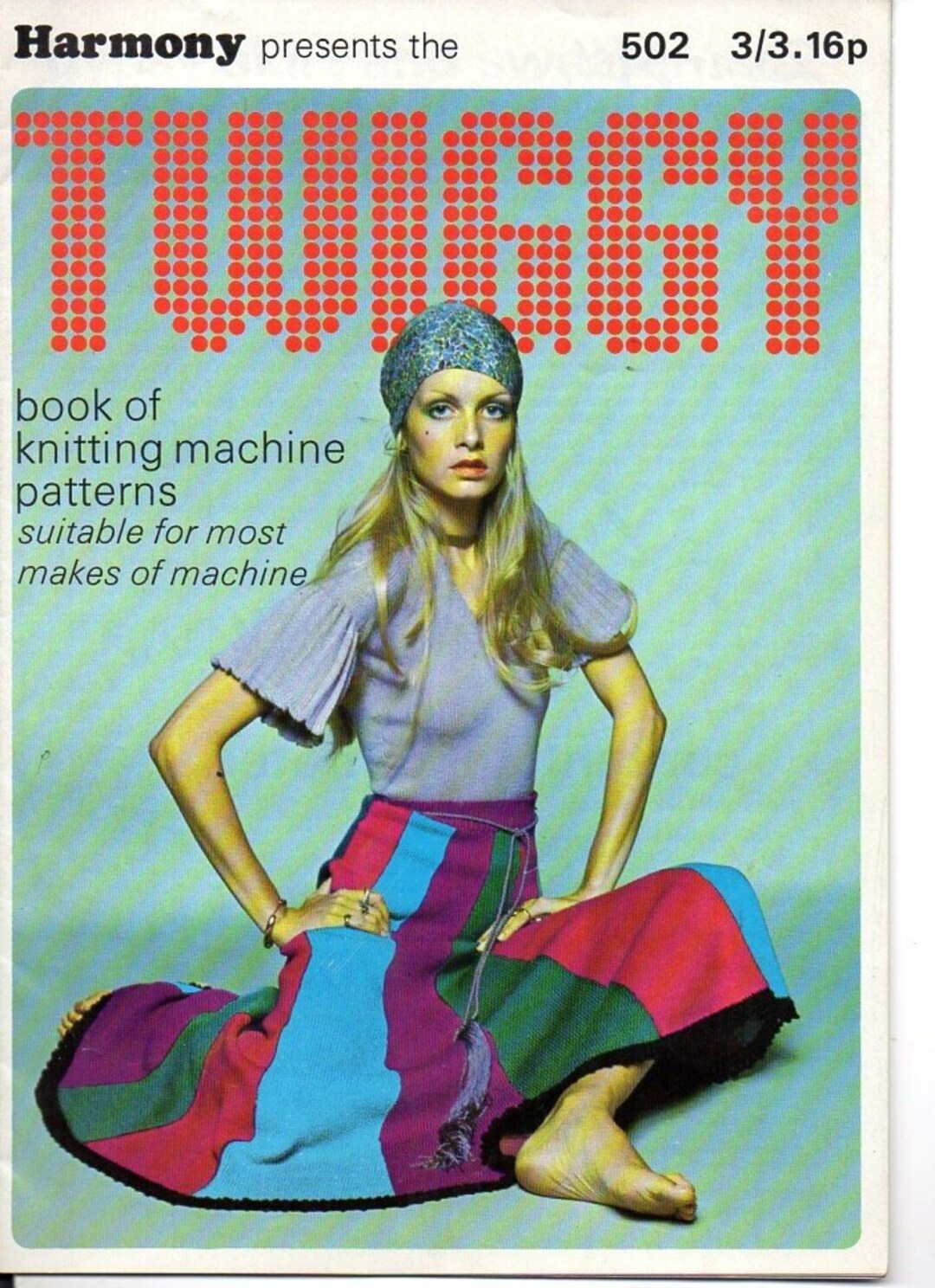 PDF Twiggy Knitting Machine Patterns 1970s Retro Festival - Etsy Sweden