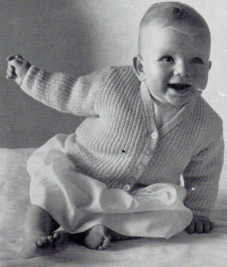 PDF Vintage Baby Knitting Pattern, Patons P&B 1360, Cardigans 6-12 ...