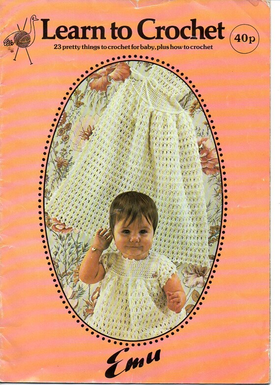 Emu Learn to Crochet PDF Instant Download Baby Dresses | Etsy