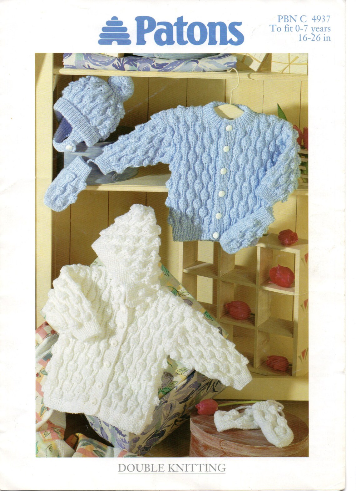 PDF Instant Download Vintage Baby Knitting Pattern Boys/girls Cardigan ...
