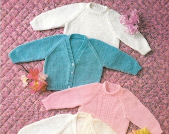 PDF Instant Download Vintage Baby Knitting Pattern Double - Etsy