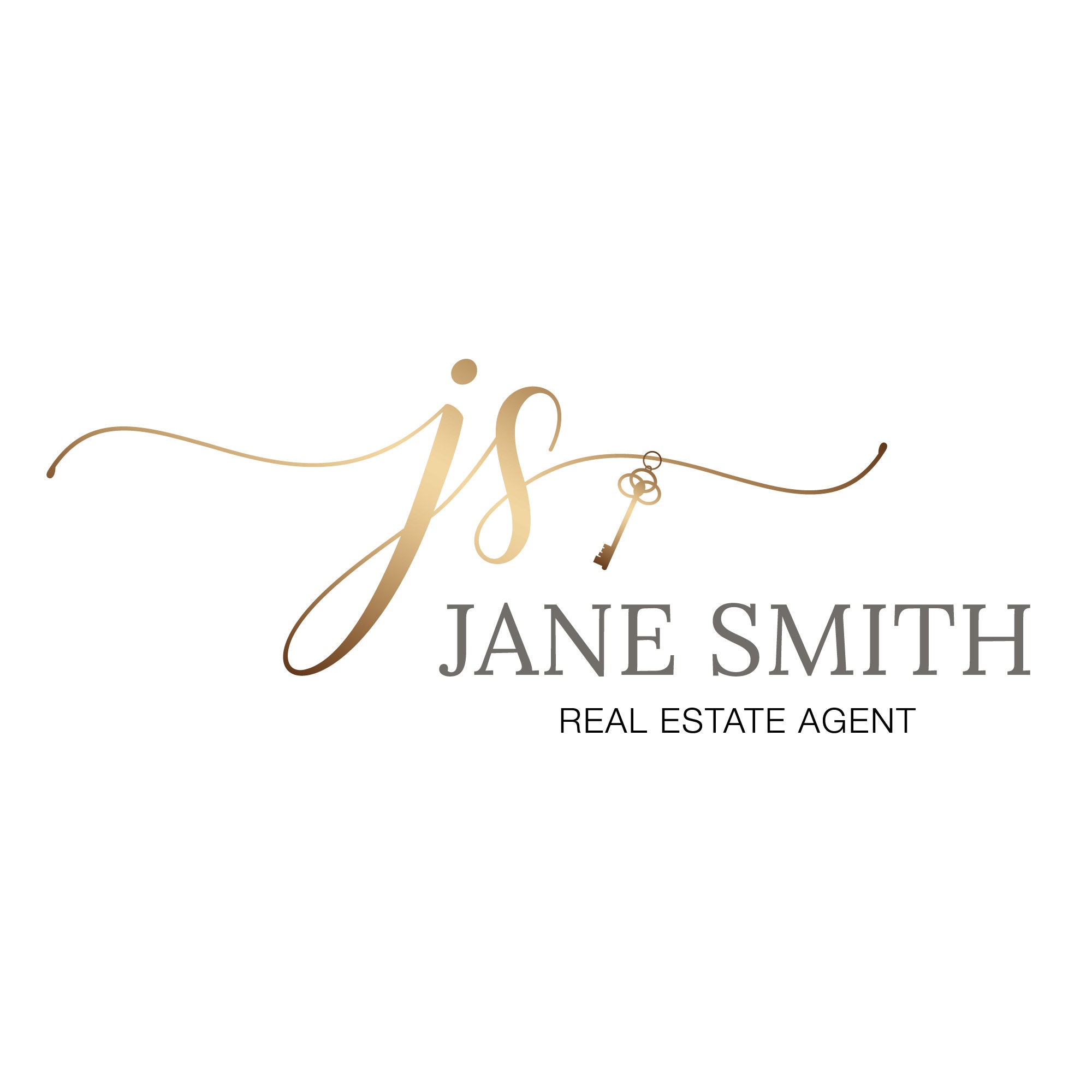 Graphic Design Property agent logo No.167 Blogger Rosegold Premium Logo ...