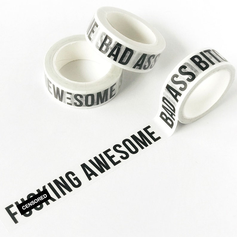 Funny Washi Tape Printed Tape Planner Gift Coworker Gift - Etsy