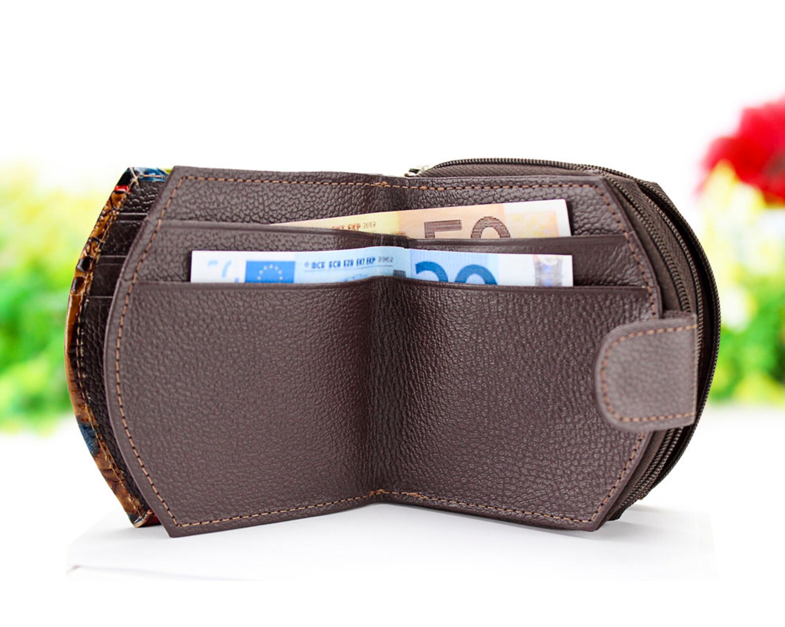 Small Wallet Leather for Women Leather Gift for Women | Etsy