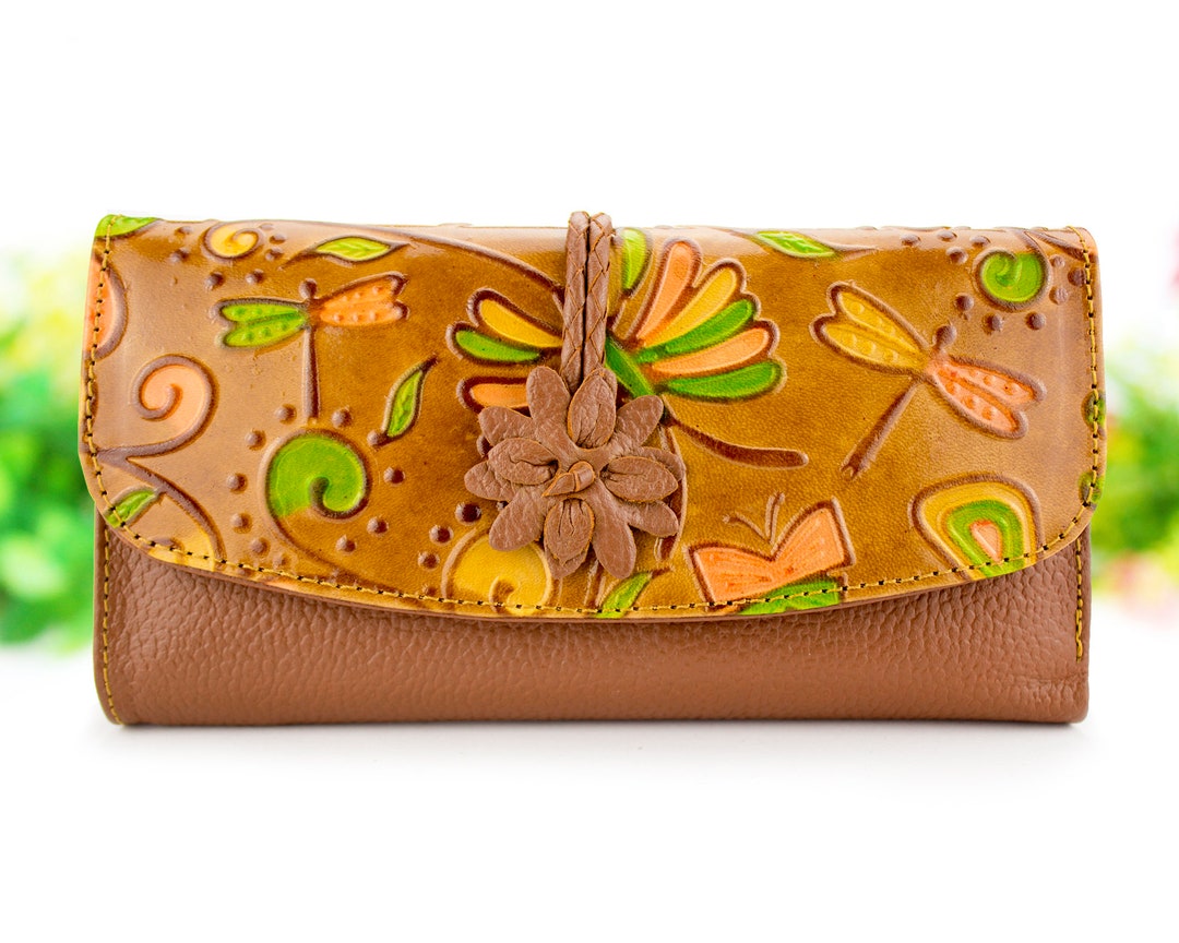 Womens Leather Wallets, Ladies Wallet Leather, Womens Gift, Gift for ...