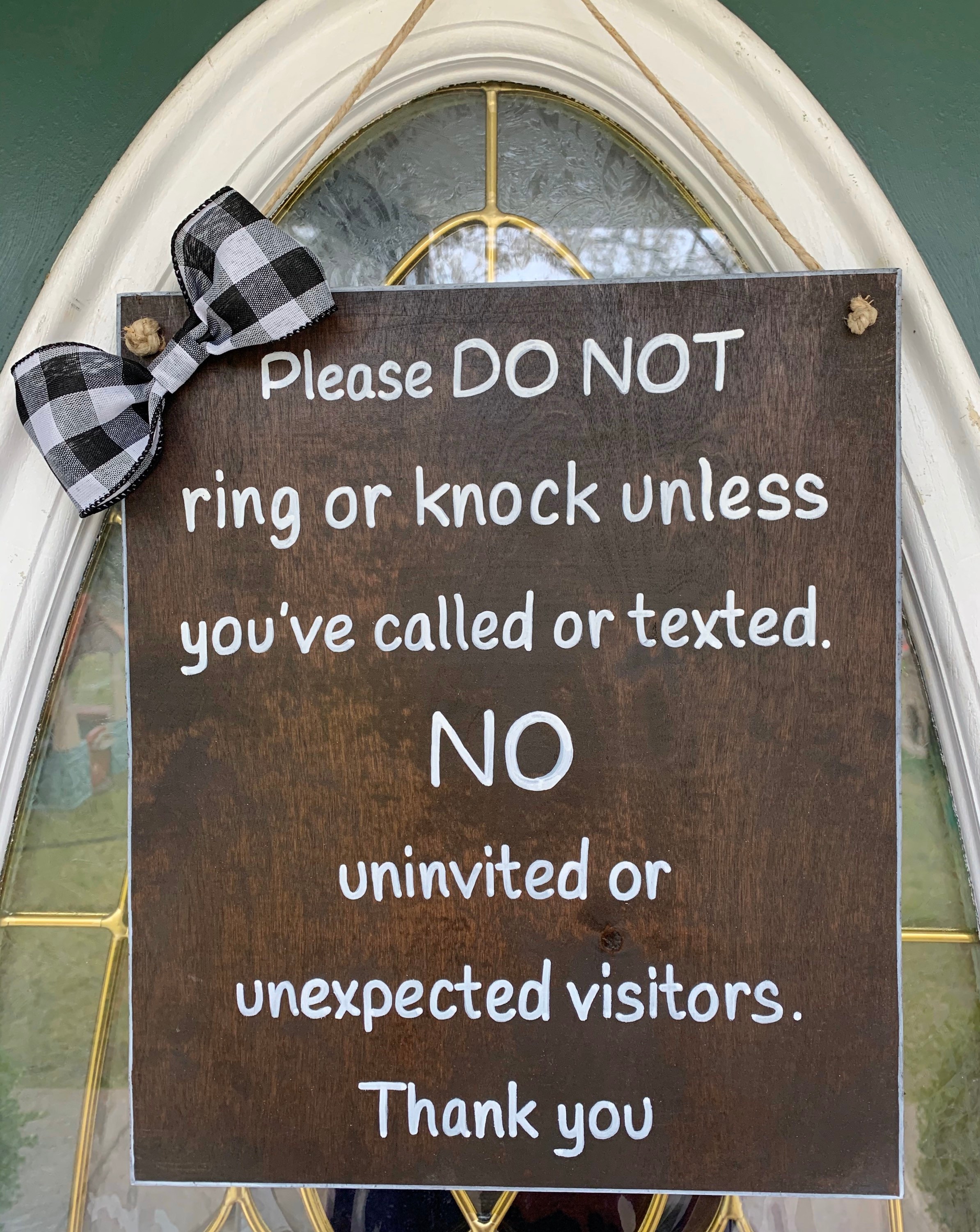 No Visitors Sign, No Visitors, Do Not Disturb Sign, No Uninvited Guests ...