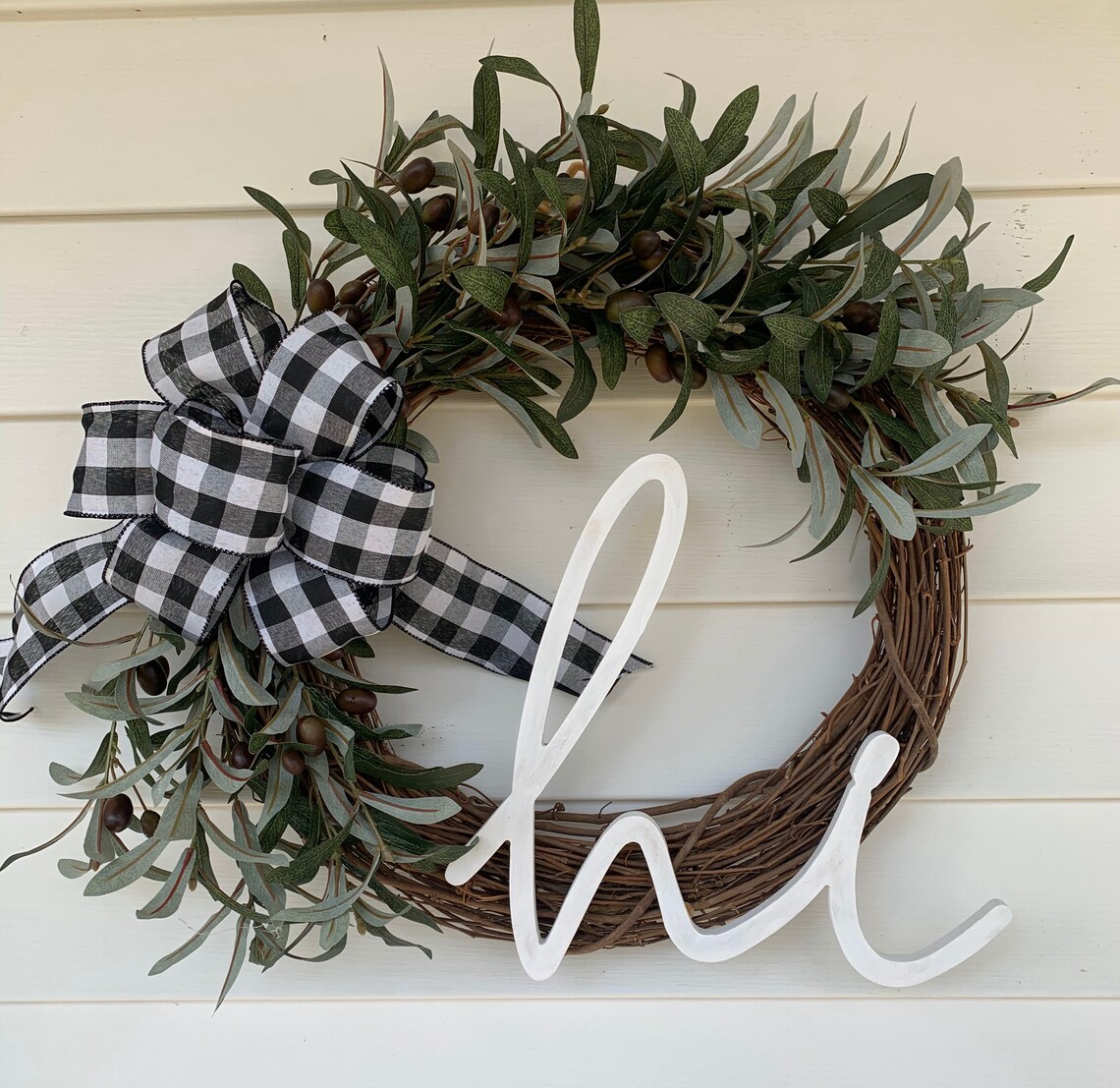 Farmhouse Wreath Spring Wreath Summer Wreath Hi Wreath - Etsy