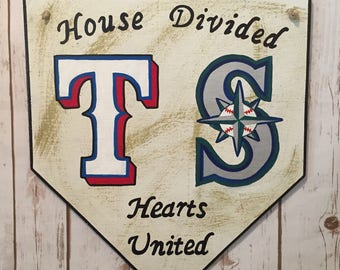 Texas Rangers Plate - Etsy