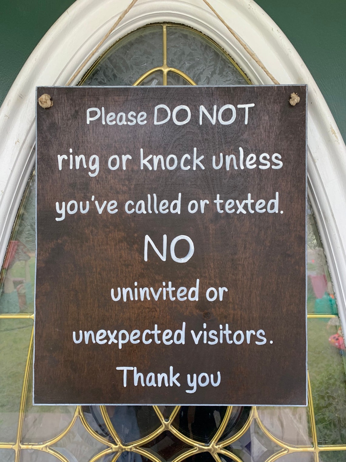 No Visitors Sign, No Visitors, Do Not Disturb Sign, No Uninvited Guests ...