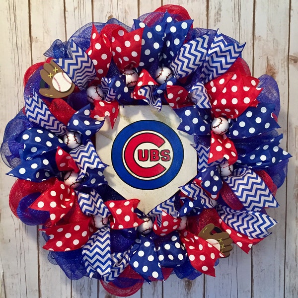 Cubs Door Hanger - Etsy