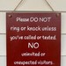No Visitors Sign, No Visitors, Self Quarantine, No Uninvited Guests, Go ...
