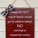 No Visitors Sign, No Visitors, Self Quarantine, No Uninvited Guests, Go ...