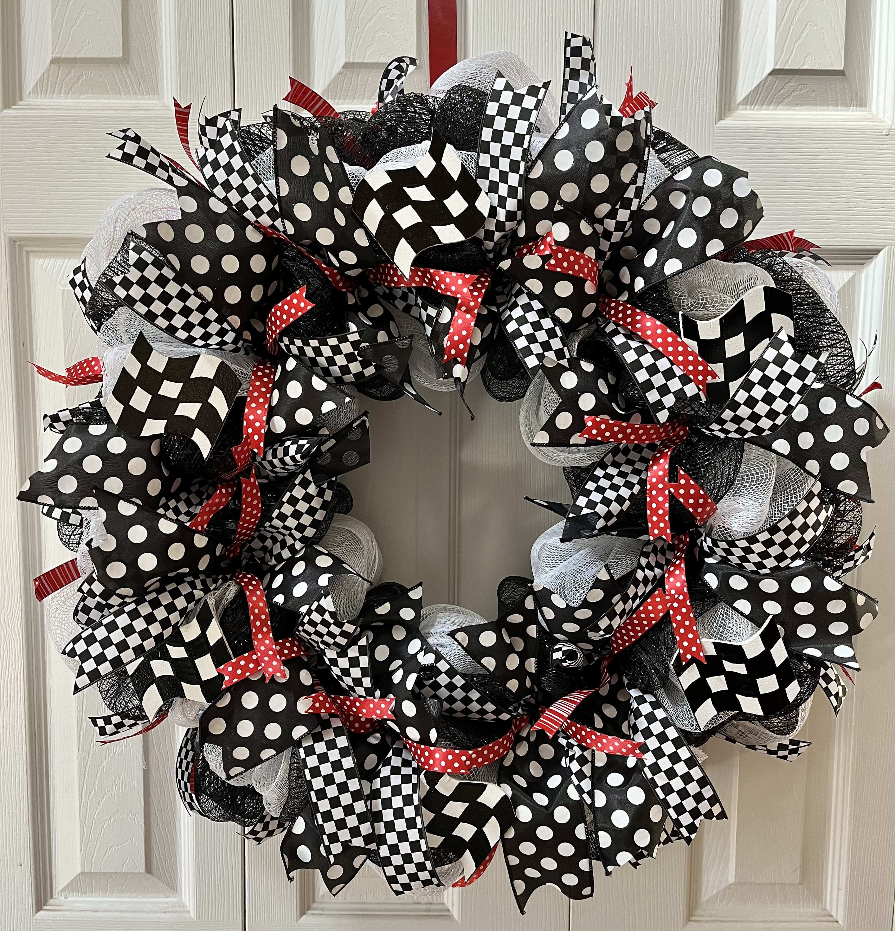 Racing Wreath, Racing Decor, Race Car Wreath, Checkered Flag Wreath ...