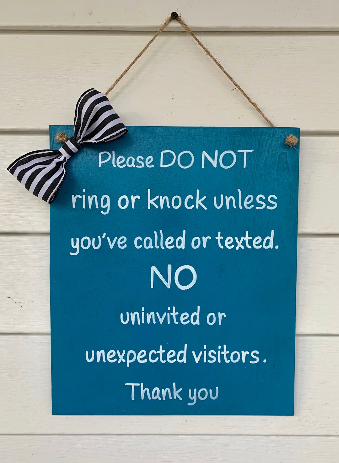 No Visitors Sign, No Visitors, Self Quarantine, No Uninvited Guests, Go ...