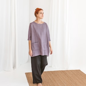 Loose Blouse Sewing Pattern, Wide Fit Tunic, Sewing Pattern for Women ...