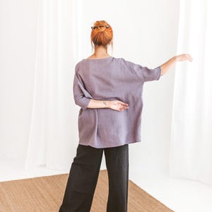 Loose Blouse Sewing Pattern, Wide Fit Tunic, Sewing Pattern for Women ...