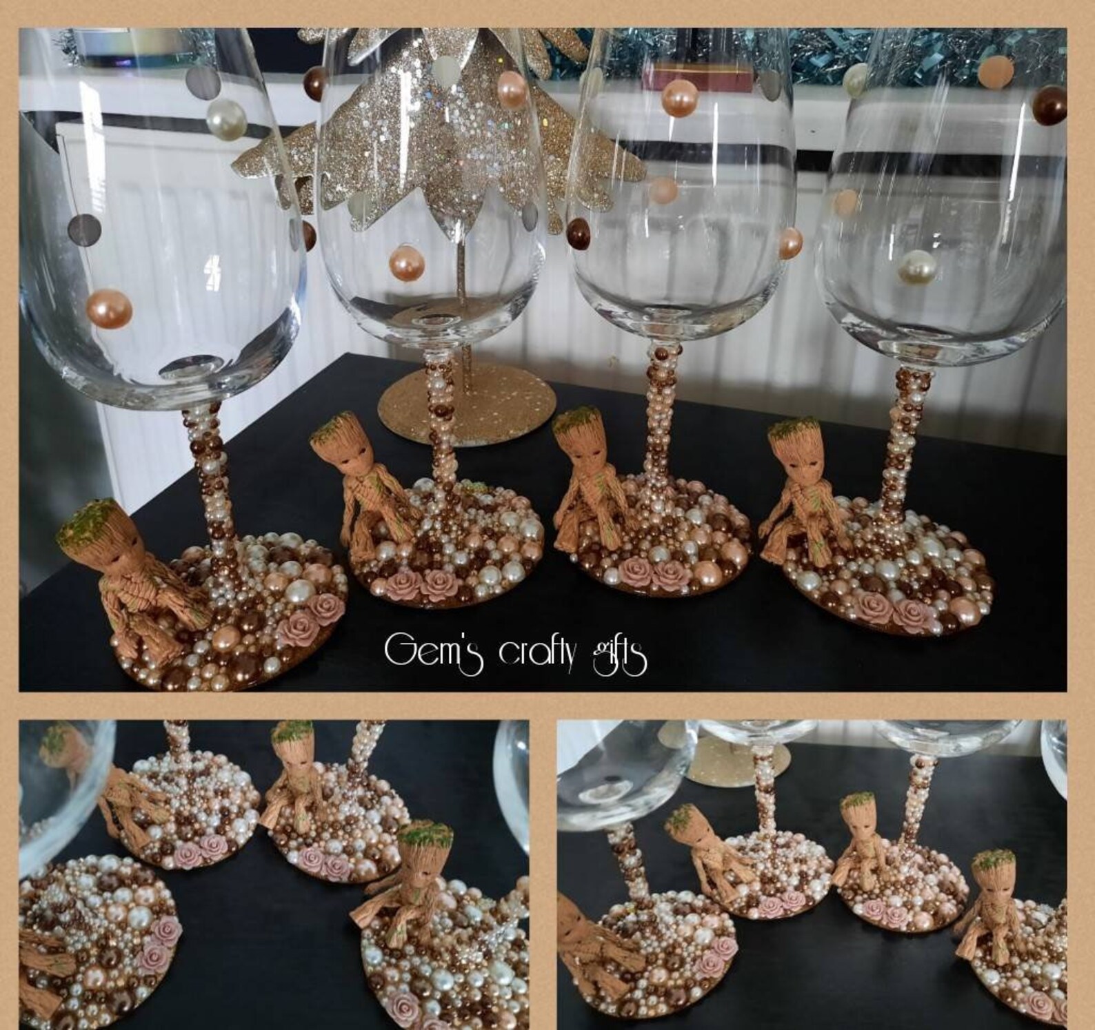 Baby Groot Wine Glass Groot Glass Guardians of the Galaxy - Etsy