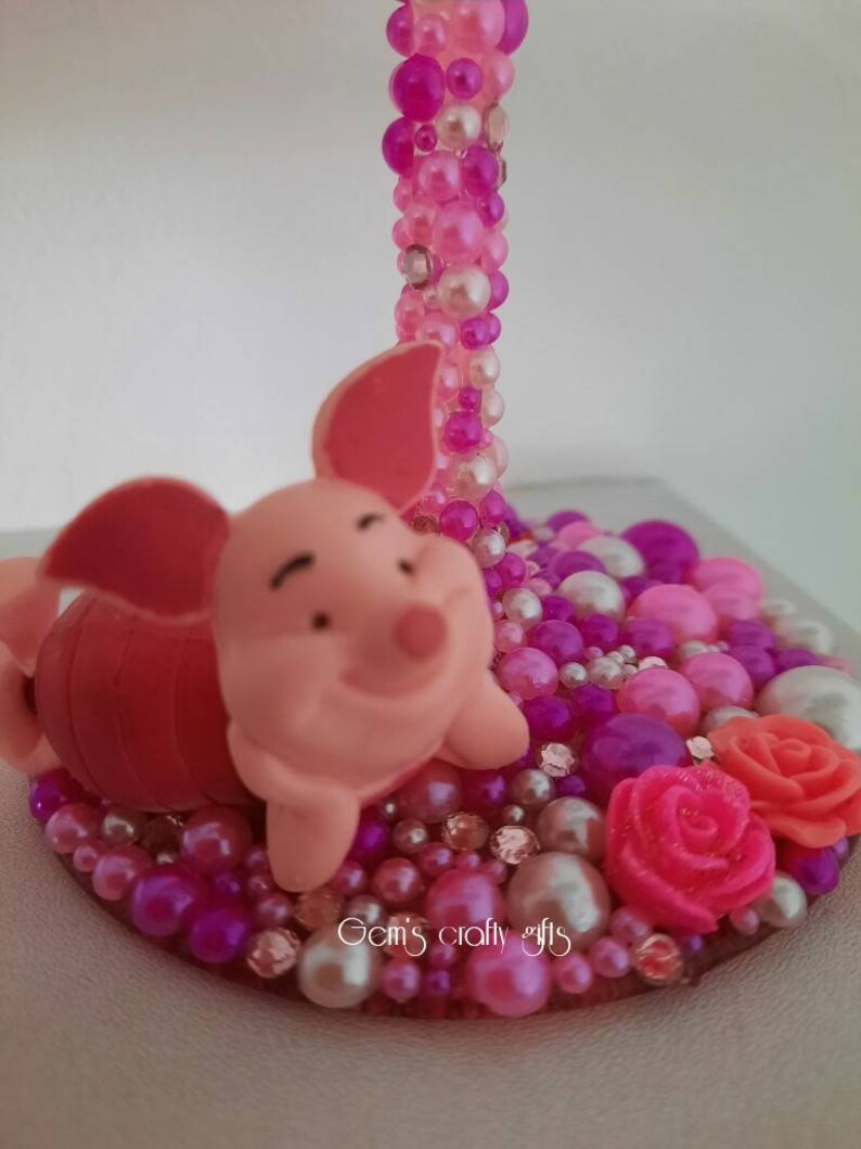 Piglet Wine Glass Character Wine Glass Piglet Gift Winnie | Etsy