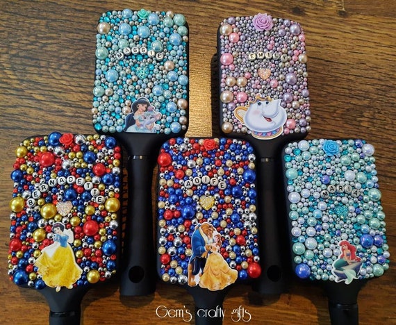 Decorated Hairbrush Disney Inspired Brush Character Gift | Etsy
