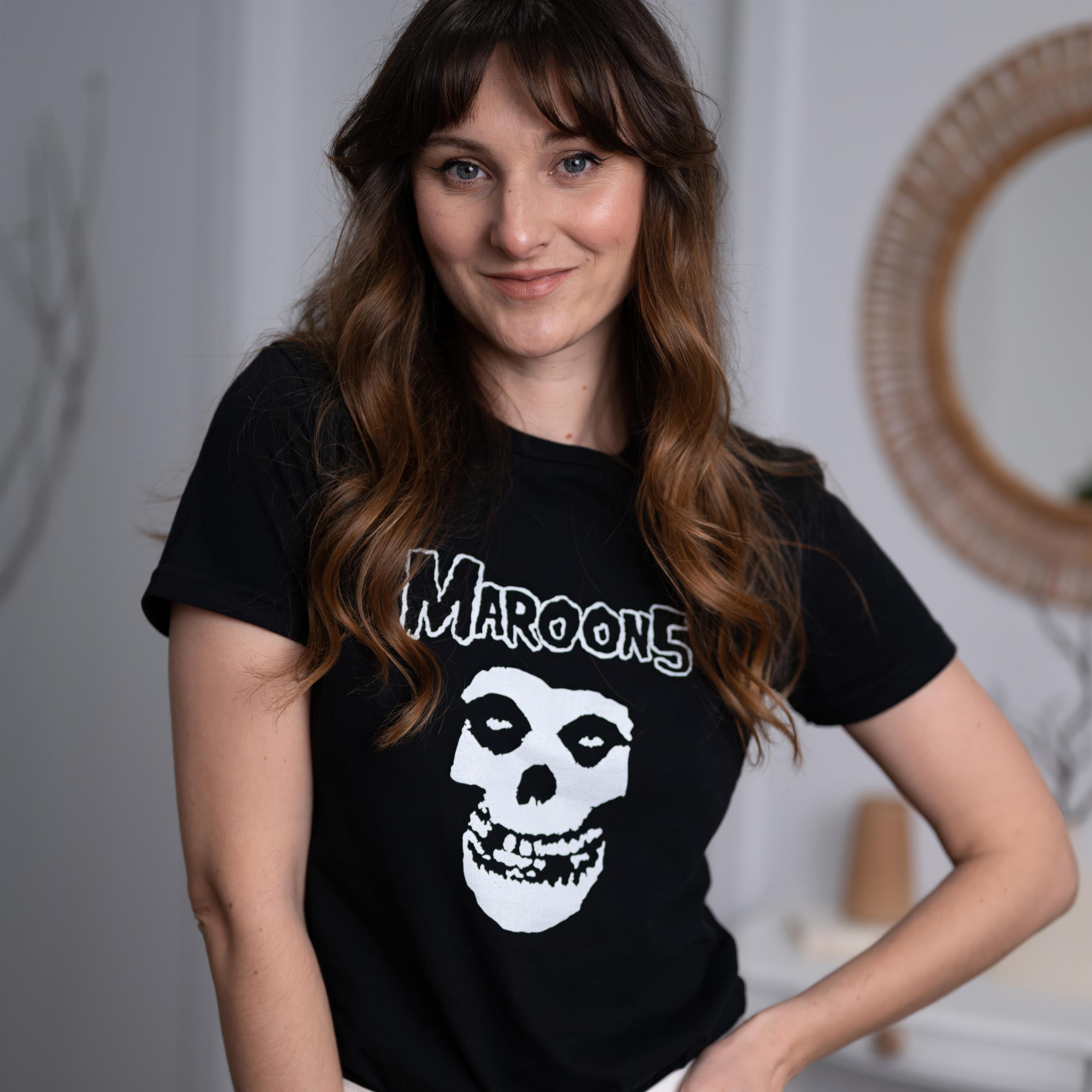 Maroon 5 Misfits Tee, Maroon 5 Graphic Tee, Misfits Band Tee, Maroon 5 ...