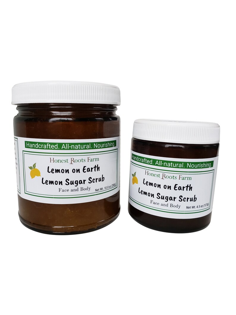 Lemon Sugar Scrub Body Scrub Face Scrub Hand Scrub | Etsy