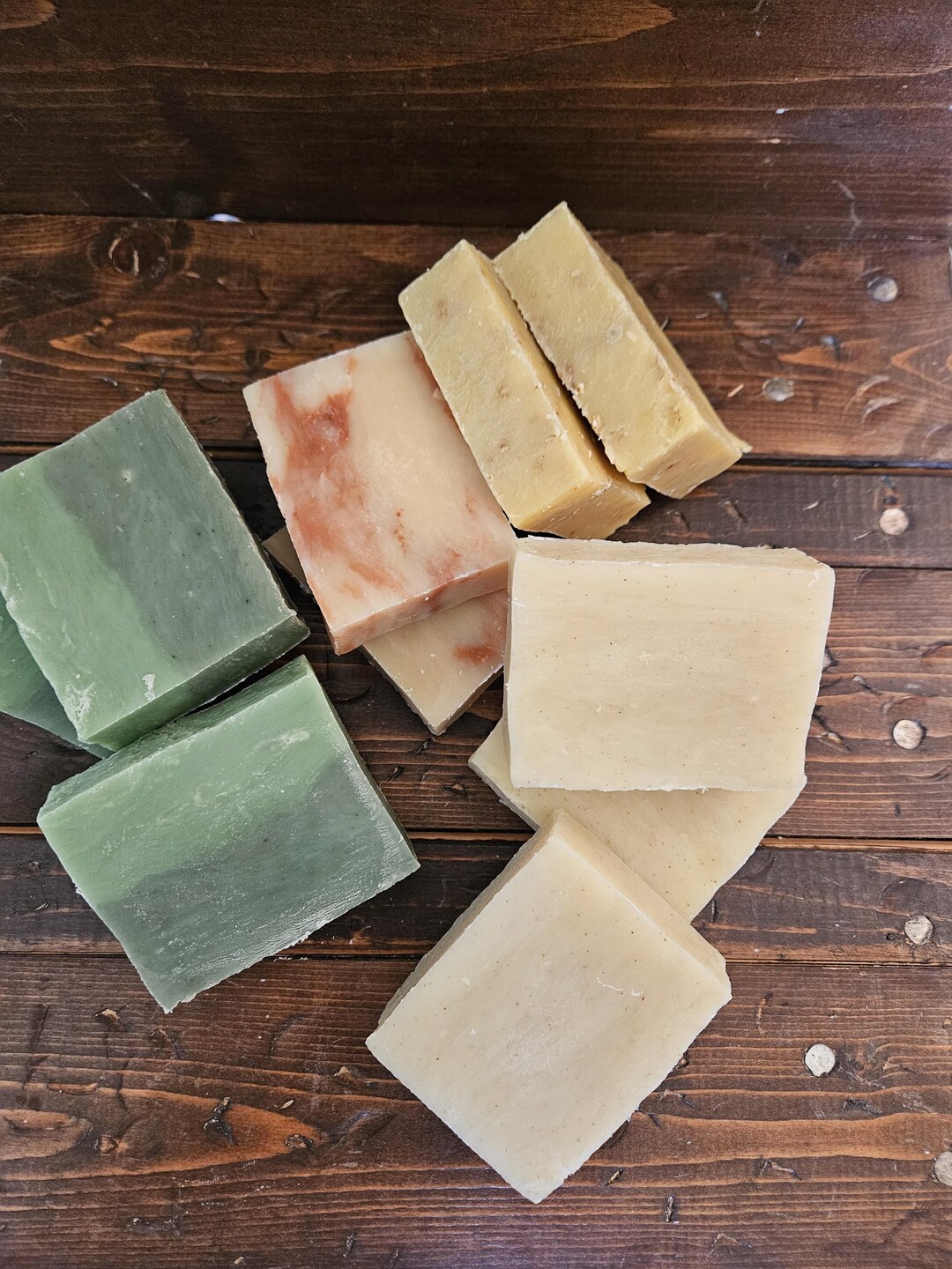 5 Clearance Natural Soap Bars FULL SIZE Overstock Discount Bulk Organic ...